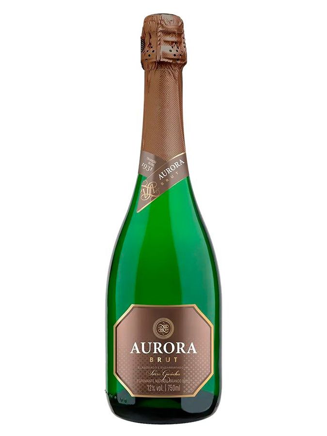 Espumante Branco Aurora Brut 750ml Adega Mar Rio